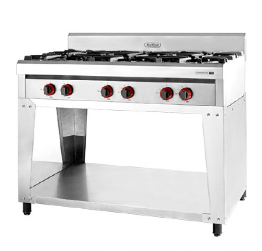 Anafe 6 Hornallas Línea Modular 700